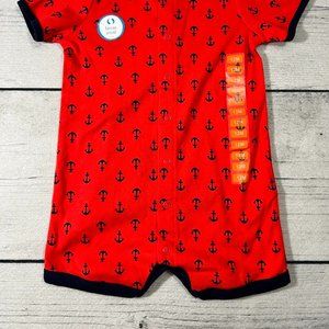 Carter's | One Pieces | Carters Red Submarine Anchor Print One Piece ...
